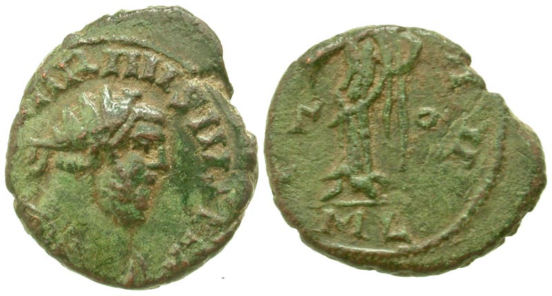 Carausius. Romano-British Emperor, A.D. 287-293. AE antoninianus ...
