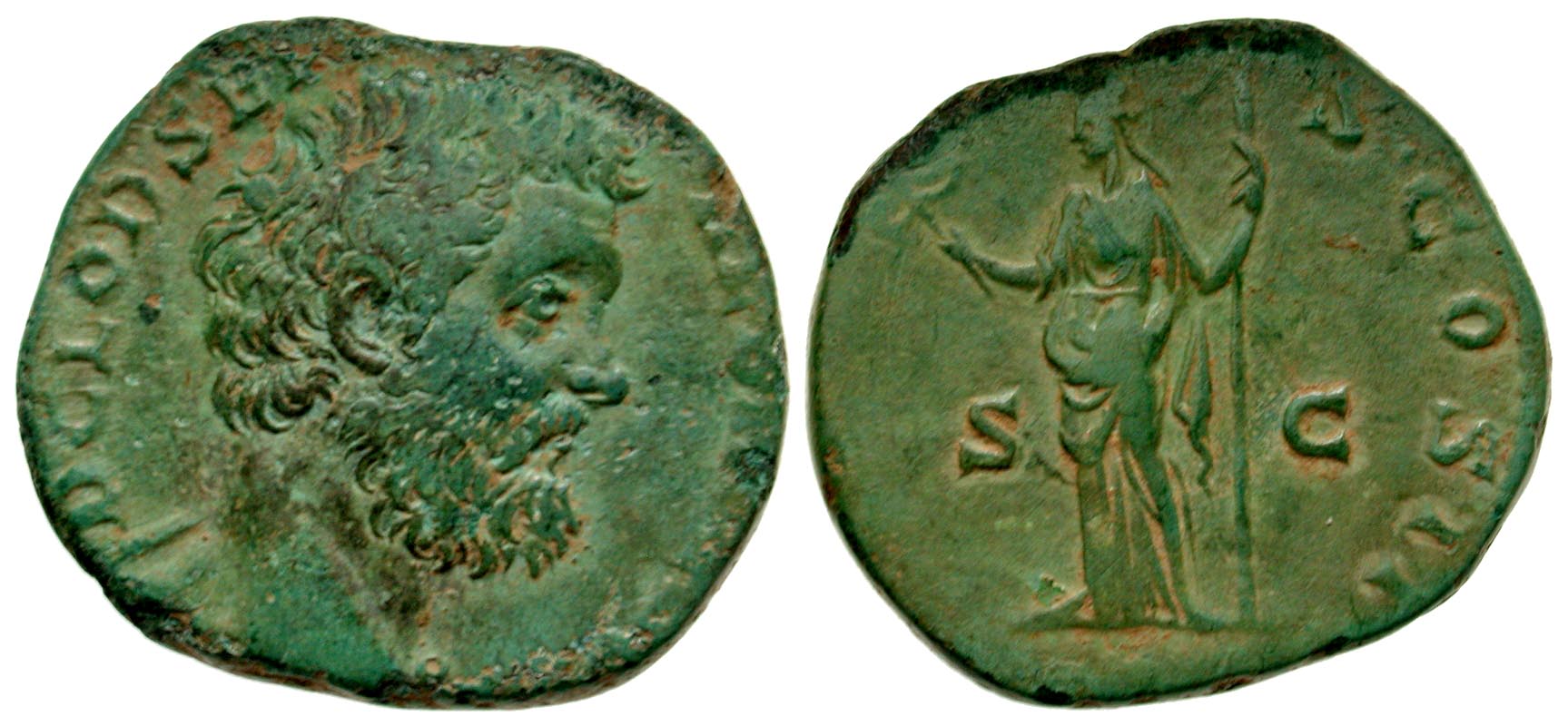 Clodius Albinus. As Caesar, A.D. 193-195. AE sestertius. Rome mint ...