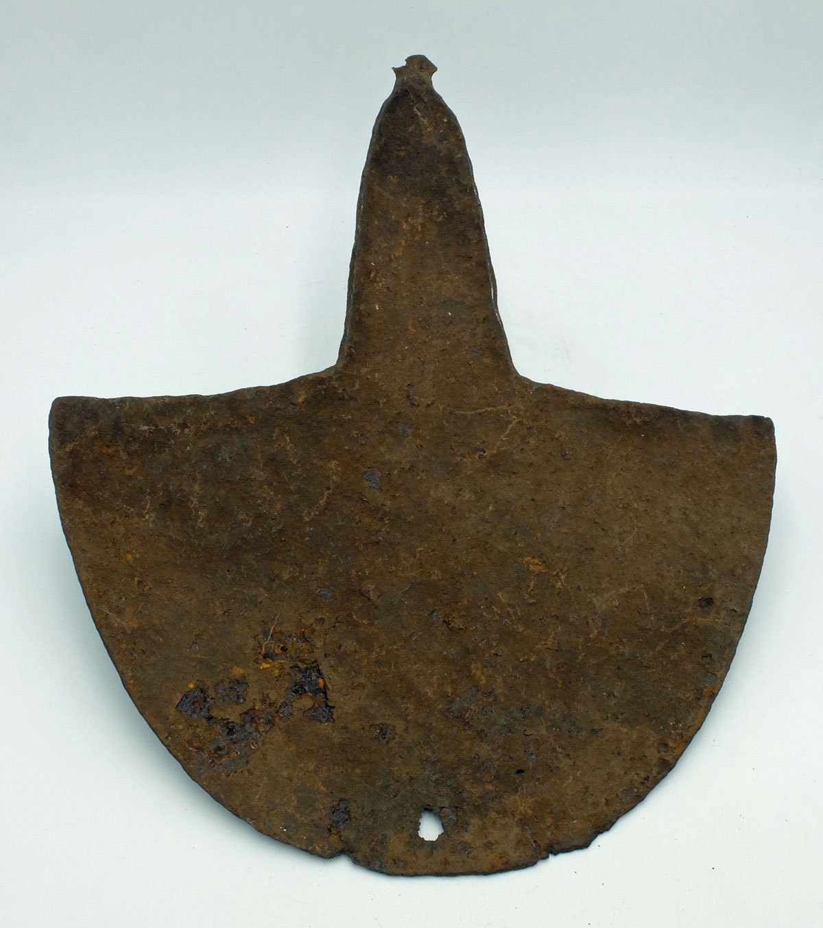 A large example of Mambila hoe currency from Cameroon, ca. late 19th ...