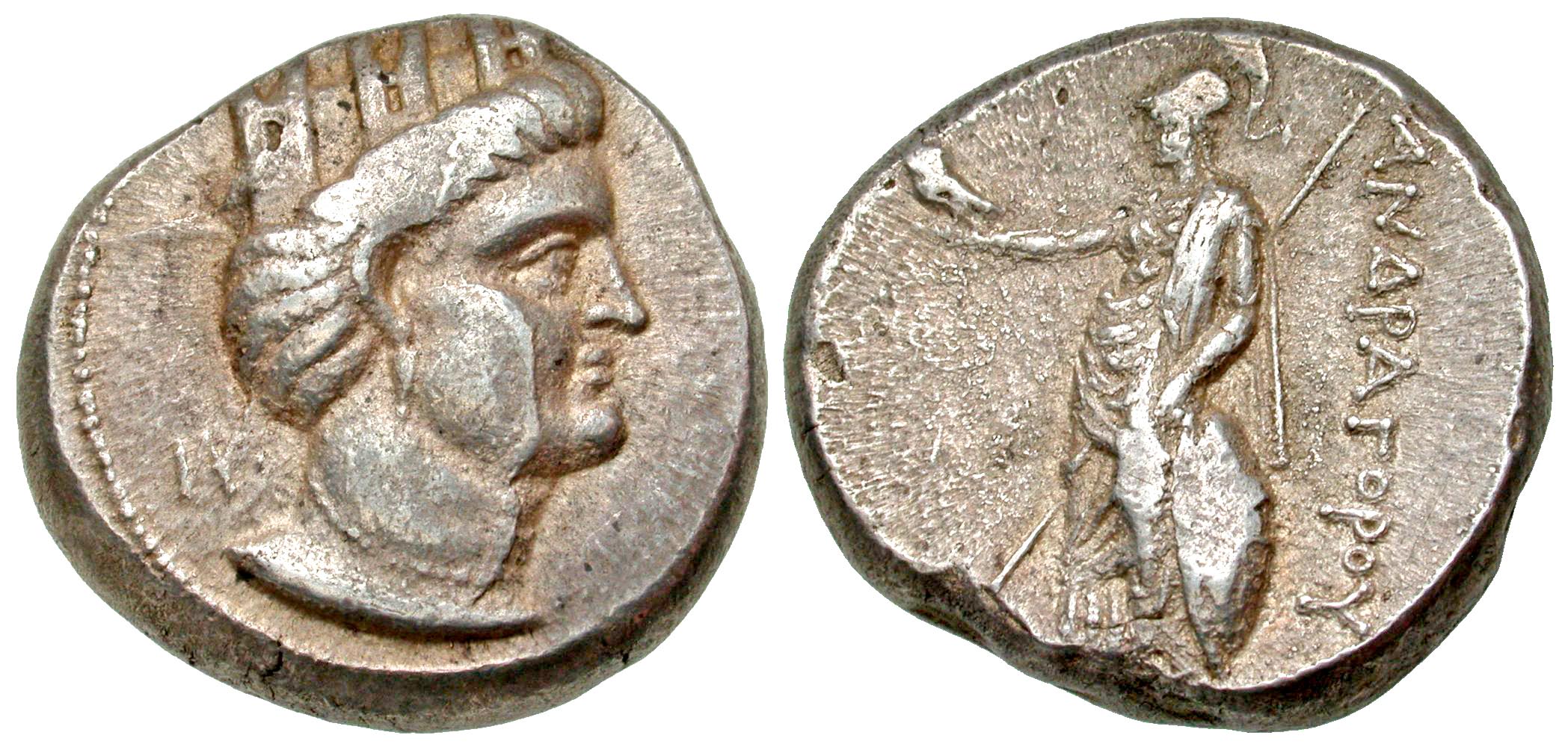 Parthian Kingdom. Andragoras. Ca. 246/5-239/8 B.C. AR tetradrachm ...