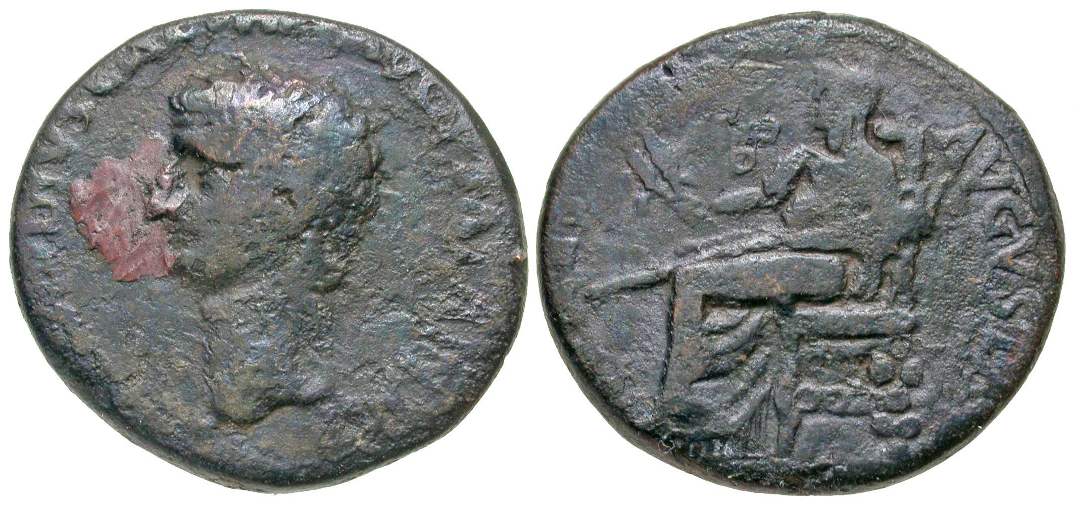 Claudius. A.D. 41-54. AE dupondius. Rome mint, Struck A.D. 42-43 ...