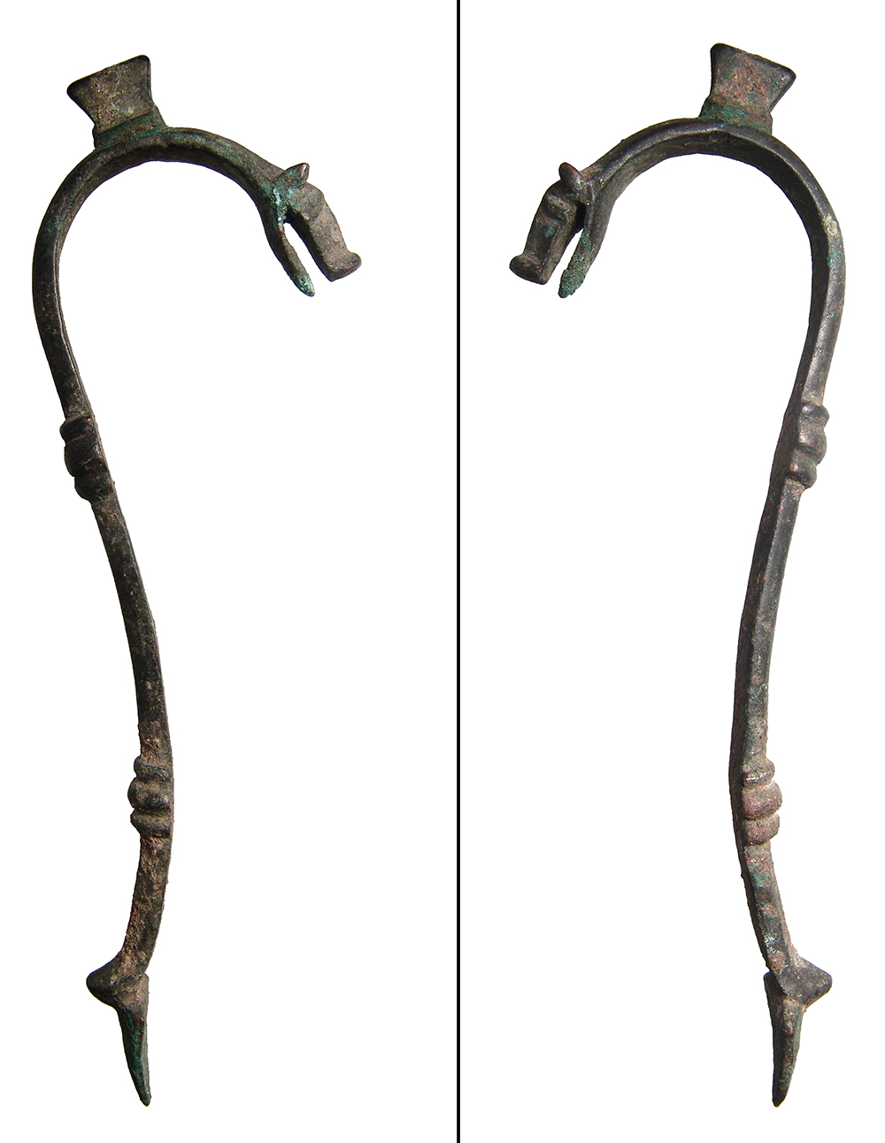 A Roman bronze handle for a vessel, ca. 1st - 3rd Century A.D. - Agora ...