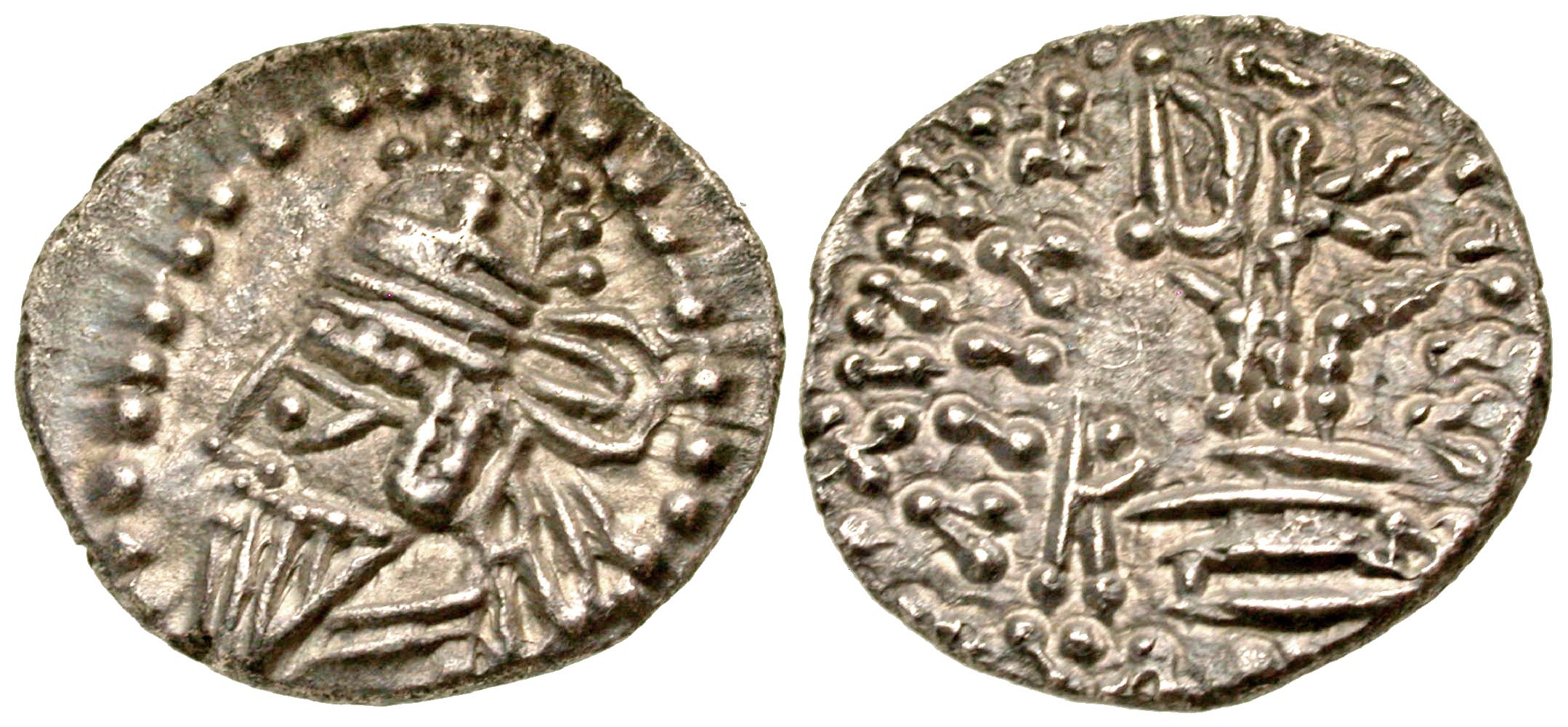 Parthian Kingdom. Osroes II. Ca. A.D. 190-208. AR drachm . Ekbatana ...
