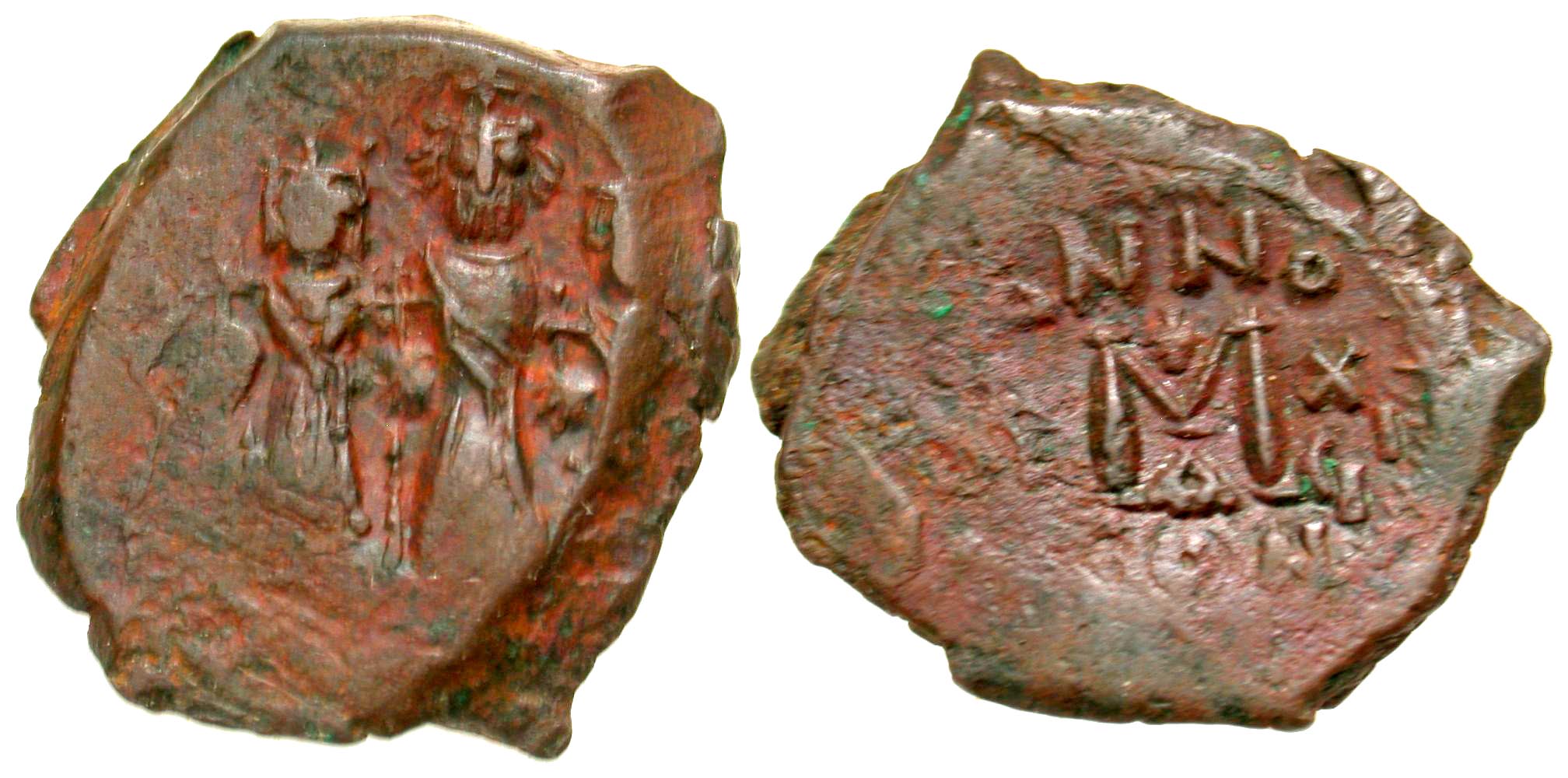 Heraclius. 641-668. AE follis. Constantinople mint, Struck 626-627 ...