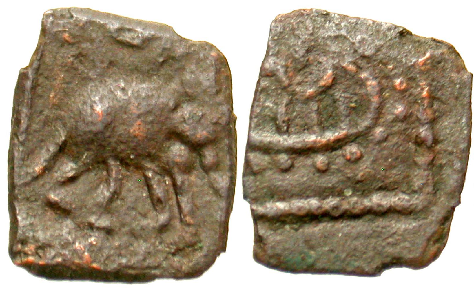 Hunnic-Derived. AE square. - Agora Auctions