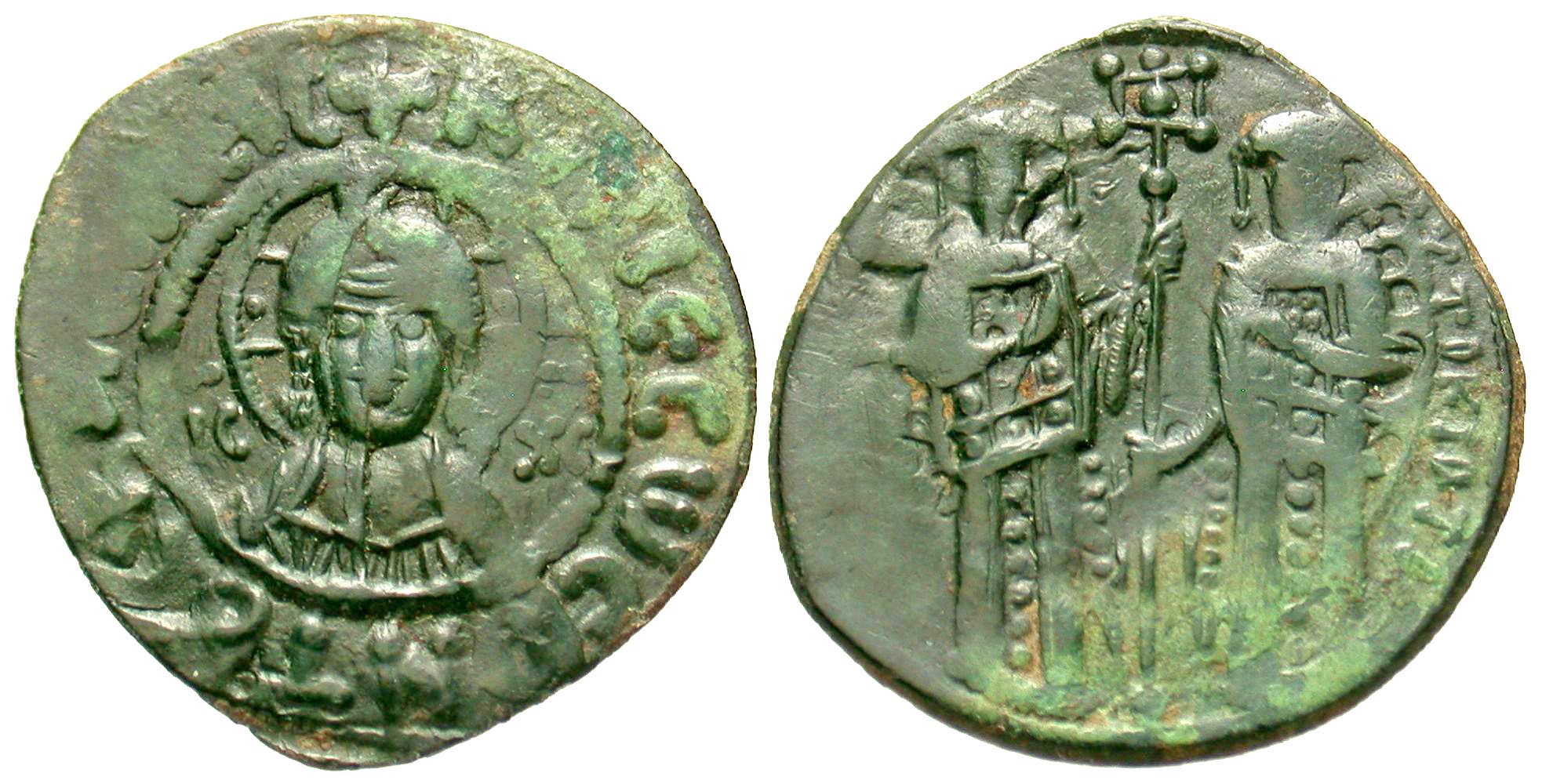 Andronicus II and Michael IX. 1295-1320. AE assarion. - Agora Auctions