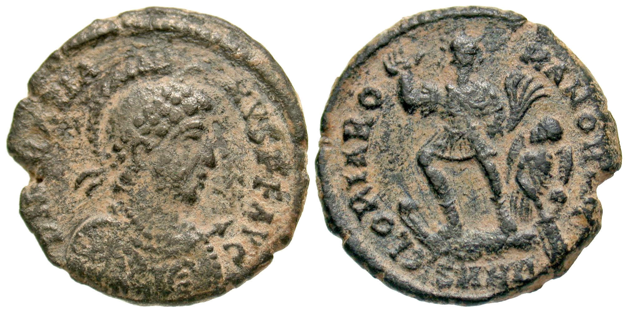 Gratian. A.D. 367-383. AE 22 (AE-2). Heraclea mint, Struck A.D. 383 ...