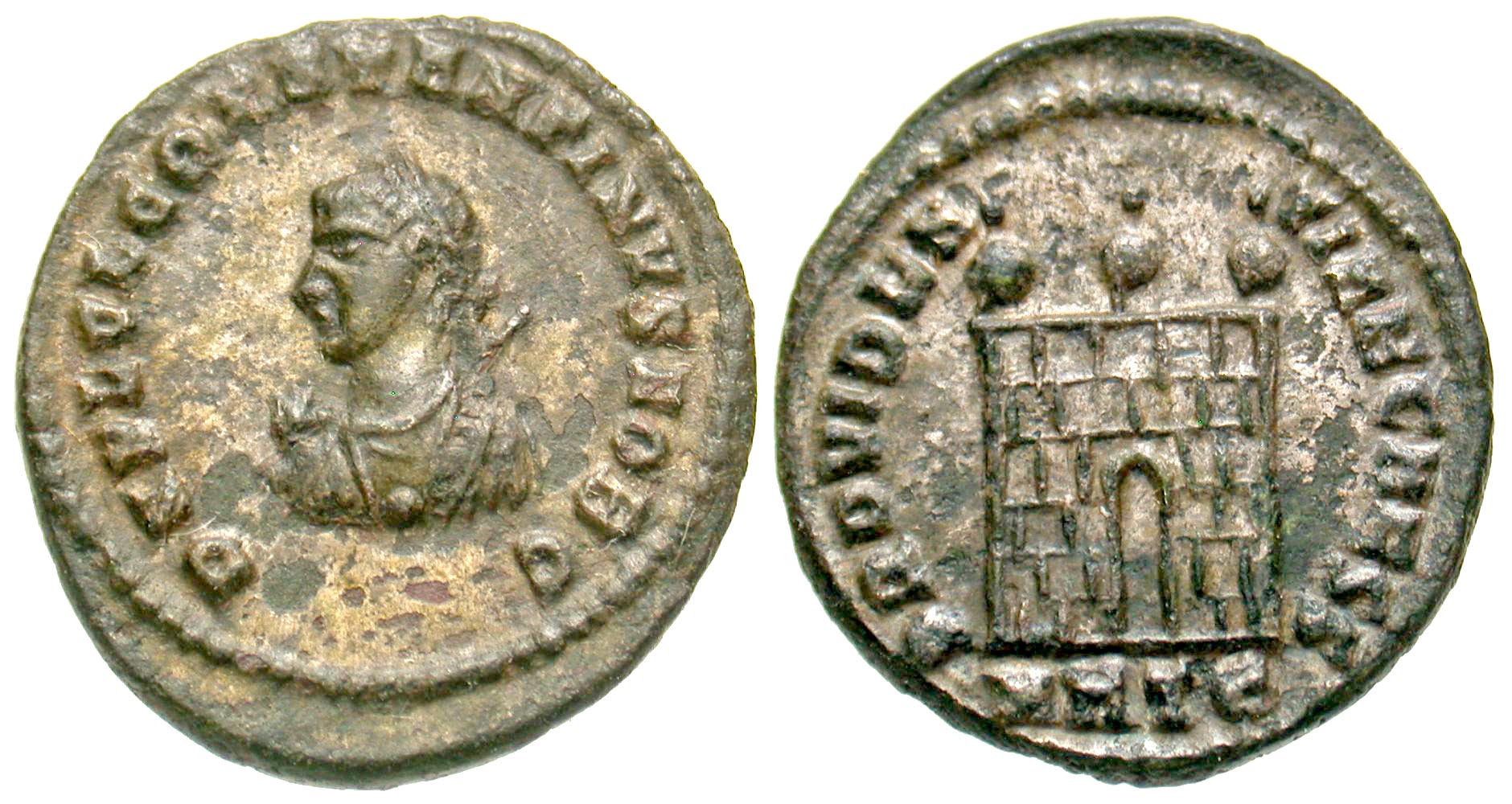 Constantine II. As Caesar, A.D. 317-337. BI 19. Heraclea mint, Struck A ...