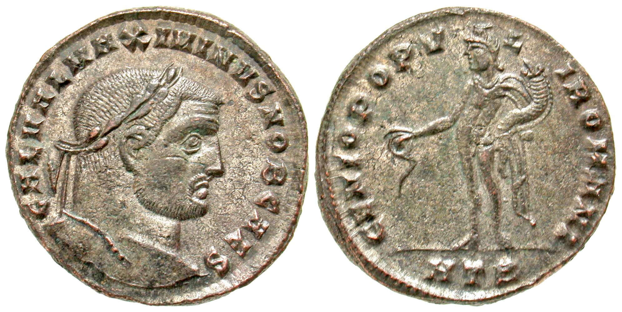 Maximinus II Daza. As Caesar, A.D. 305-308. BI follis. Heraclea mint ...