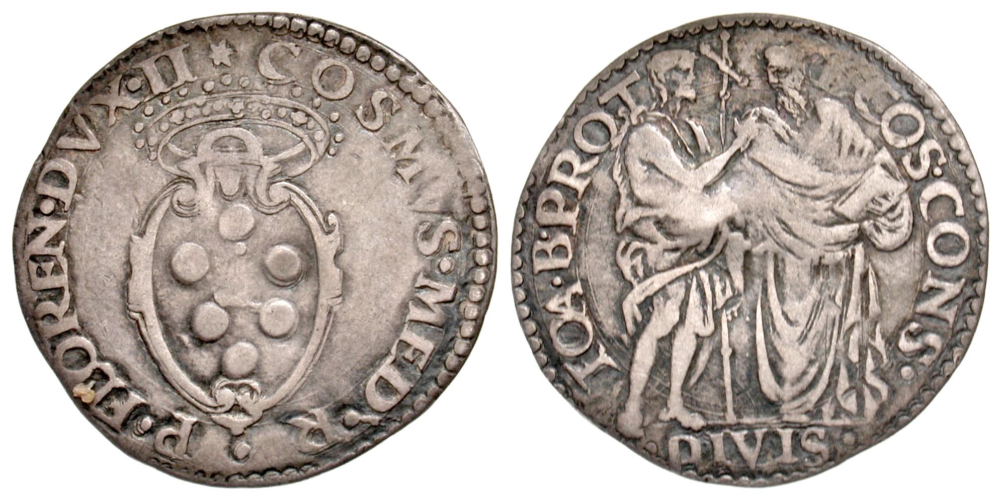 Italian States, Florence. Cosimo I de Medici, Duke of the Republic ...