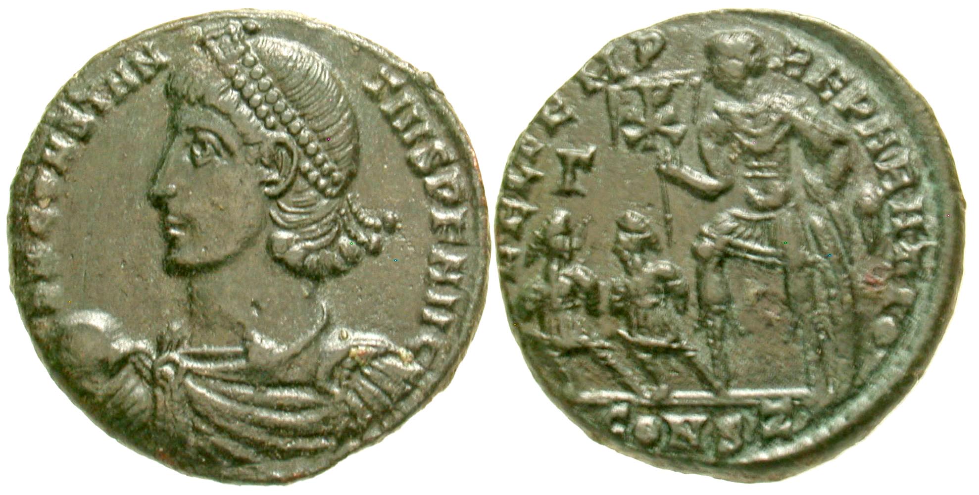 Constantius II. A.D. 337-361. AE2. Constantinople mint, Struck A.D. 348 ...