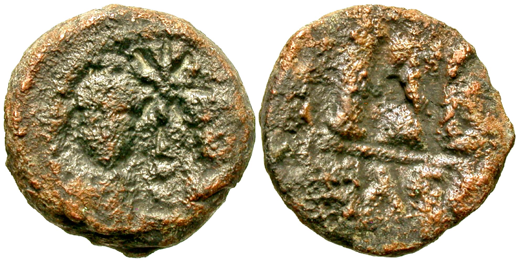 Heraclius. 610-641. AE 12 nummi. Alexandria. - Agora Auctions