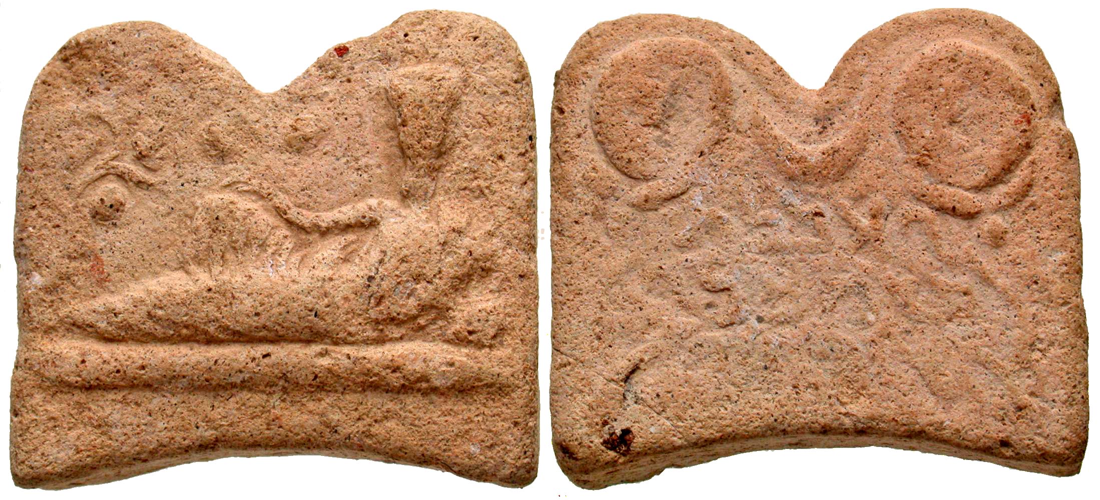Palmyra. Religious Banqueting Token/Tessera Ca. 1st-3rd Century A.D ...