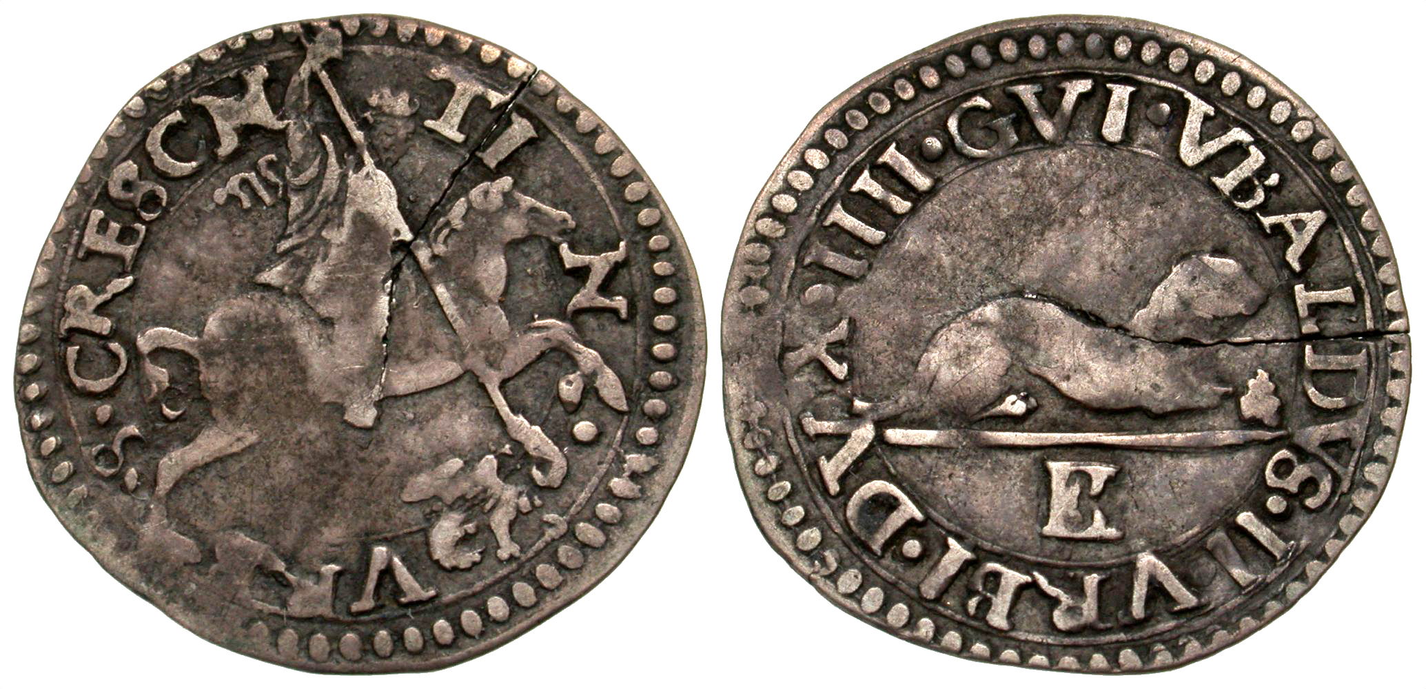 Italian States, Urbino. Guidobaldo II della Rovere. 1538-1574. AR ...