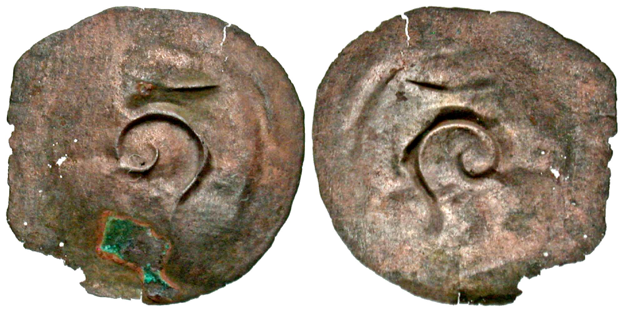 Burma/Thailand. Anonymous. A.D. ca. 8th-9th Centuries AR ratti. Ex ...