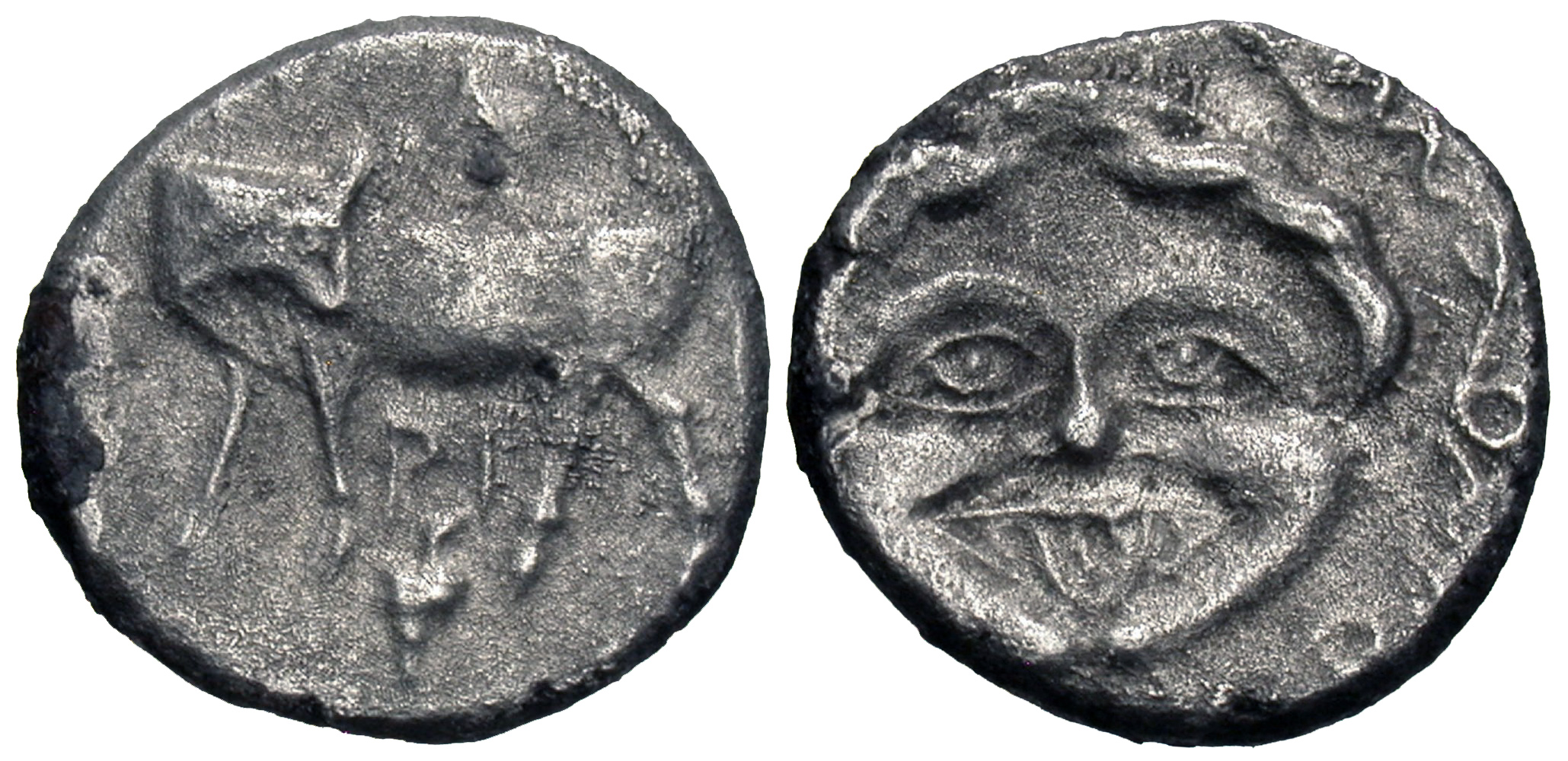 Mysia, Parion. 4th century B.C. AR hemidrachm. - Agora Auctions
